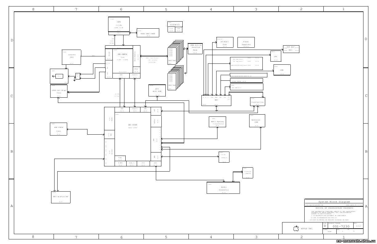 Schematic boardview Apple MacBook Air A1237