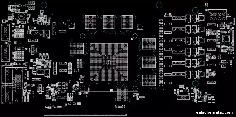 Schematic boardview ASUS DUAL Radeon RX 580 OC 4GB RX 590 GME OC 8GB