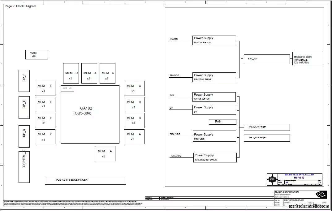 Schematic boardview MSI GeForce RTX 4090 Suprim X 24GB