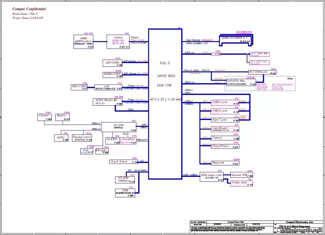 Schematic boardview HP Laptop 15-dw 15s-dr series