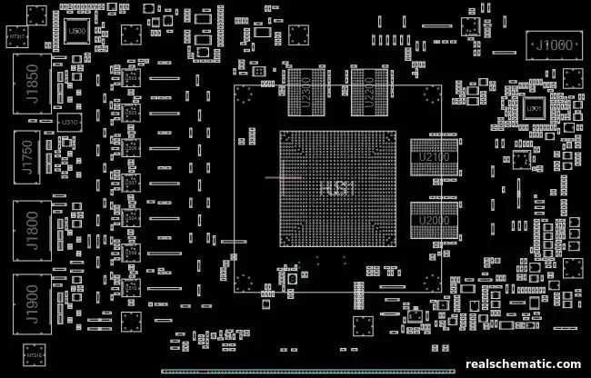 Schematic boardview ASRock AMD Radeon RX 6600 Challenger D 8GB
