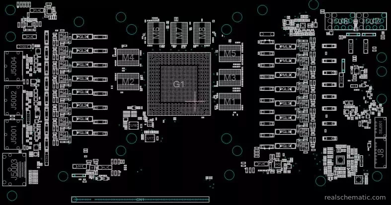 Schematic boardview ASUS TUF Gaming GeForce RTX 3060 Ti OC 8GB GDDR6X