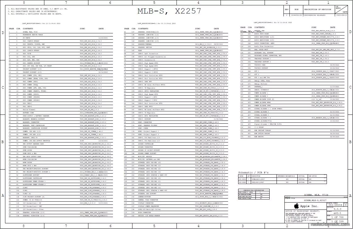 Schematic boardview Apple MacBook Pro 16 A2780 M2 Pro PCB: 820-02890