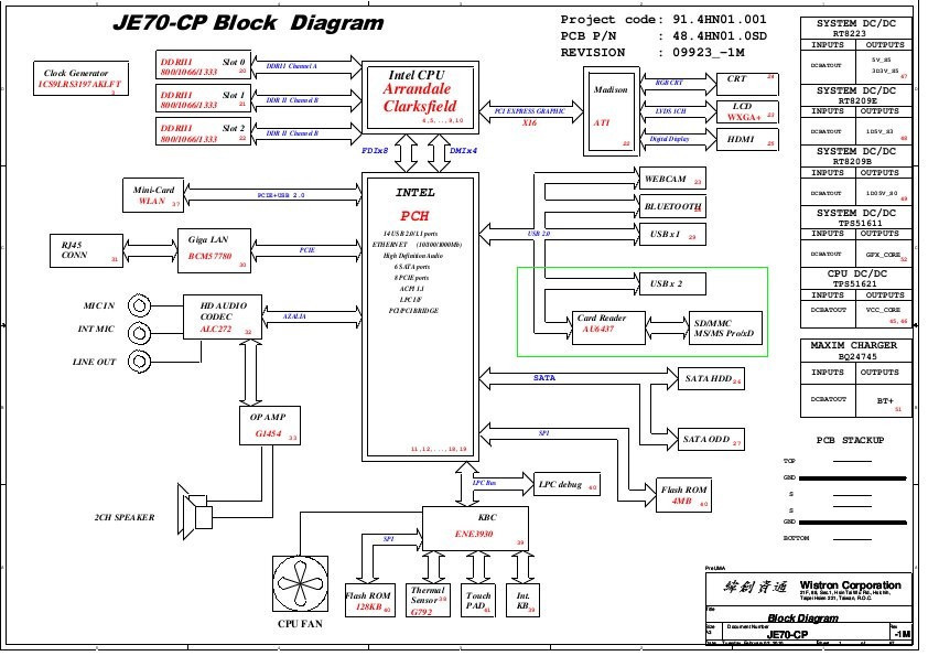 Schematic boardview Packard Bell EasyNote LM80 LM81 LM82 LM83 LM85 LM86 ...