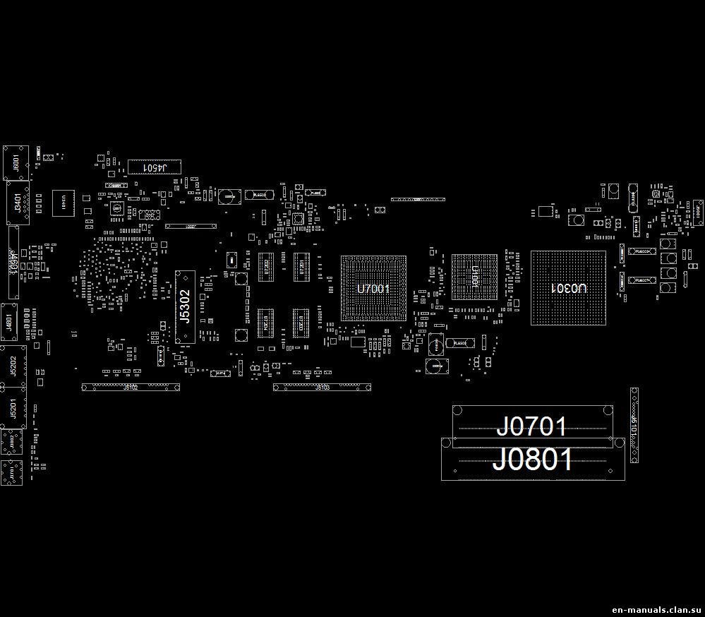 ASUS A72D, K72DR, X72DR schematic boardview